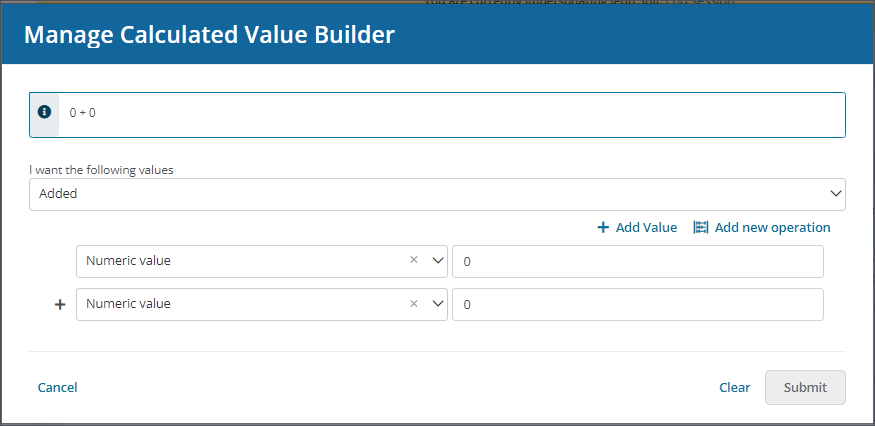 Calculate Field Values